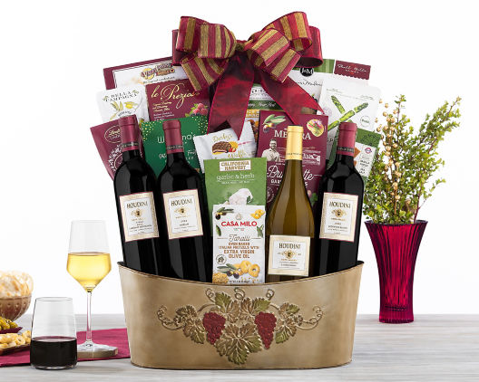 Houdini Grand Napa Valley Collection Gift Basket - Wine Country Gift ...