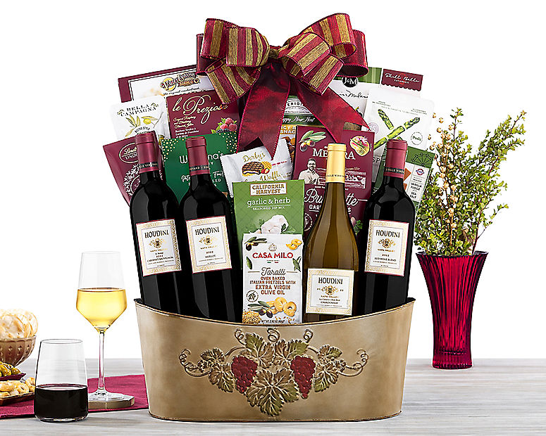 Houdini Grand Napa Valley Collection Gift Basket - Wine Country Gift ...