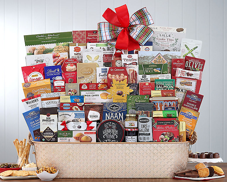 Ultimate Gourmet Holiday Basket at Wine Country Gift Baskets