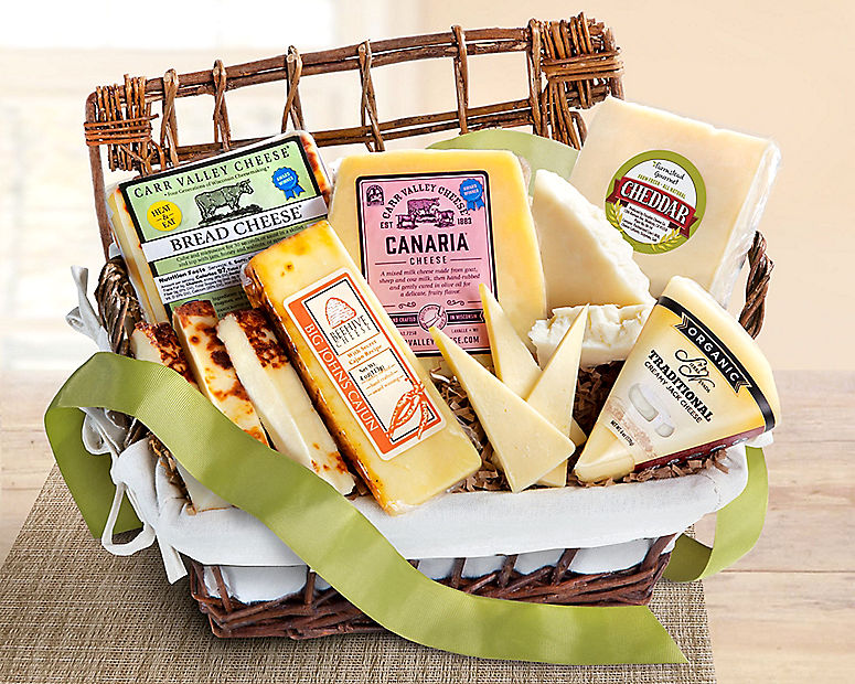 Artisan Cheese Collection Gift Crate at Wine Country Gift Baskets