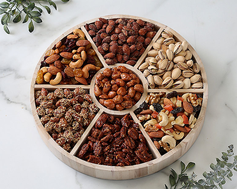 Ultimate Nut Collection Gift Tray at Wine Country Gift Baskets